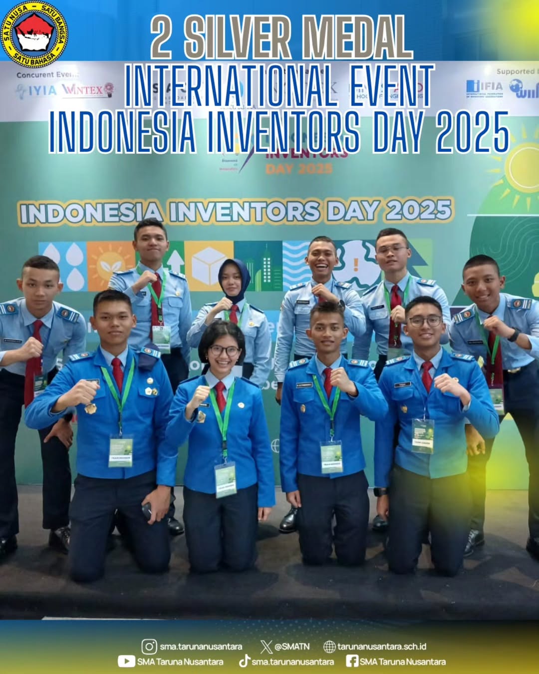 SMA Taruna Nusantara Raih Dua Medali Perak di Indonesia Inventors Day ...